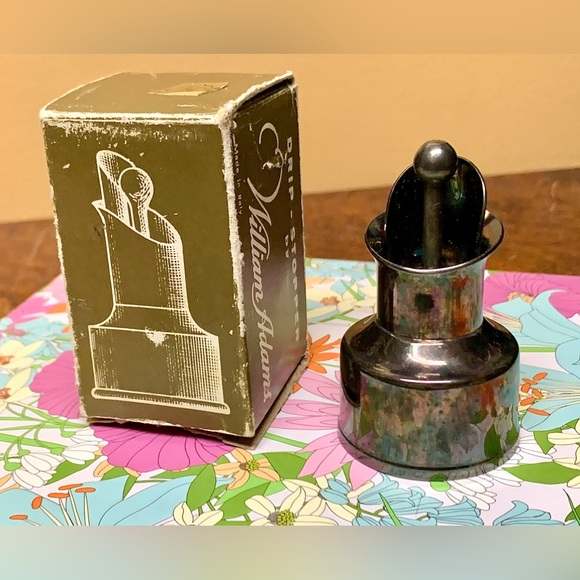 Willam Adams | Kitchen | Mid Century Vintage Silver Plated Drip Stopper ...